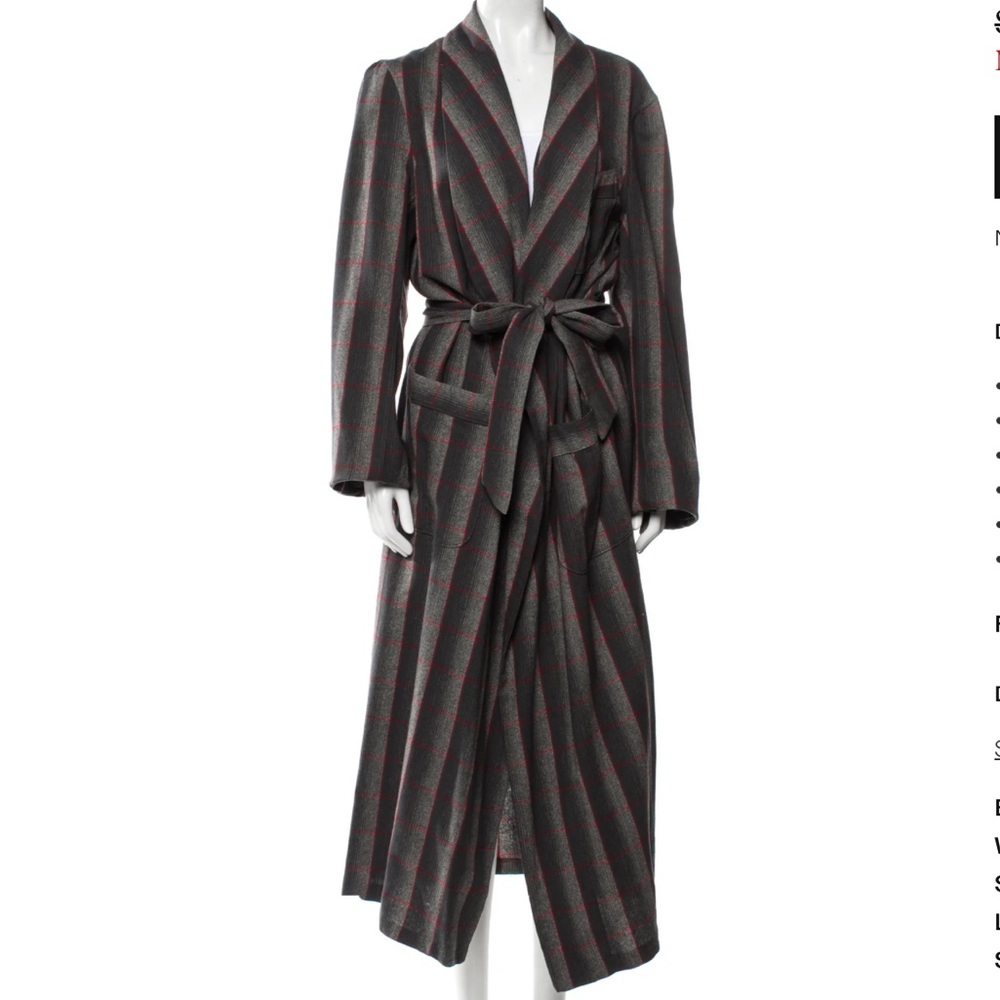 Pristine Vintage Pendleton Virgin Wool Robe - Gem